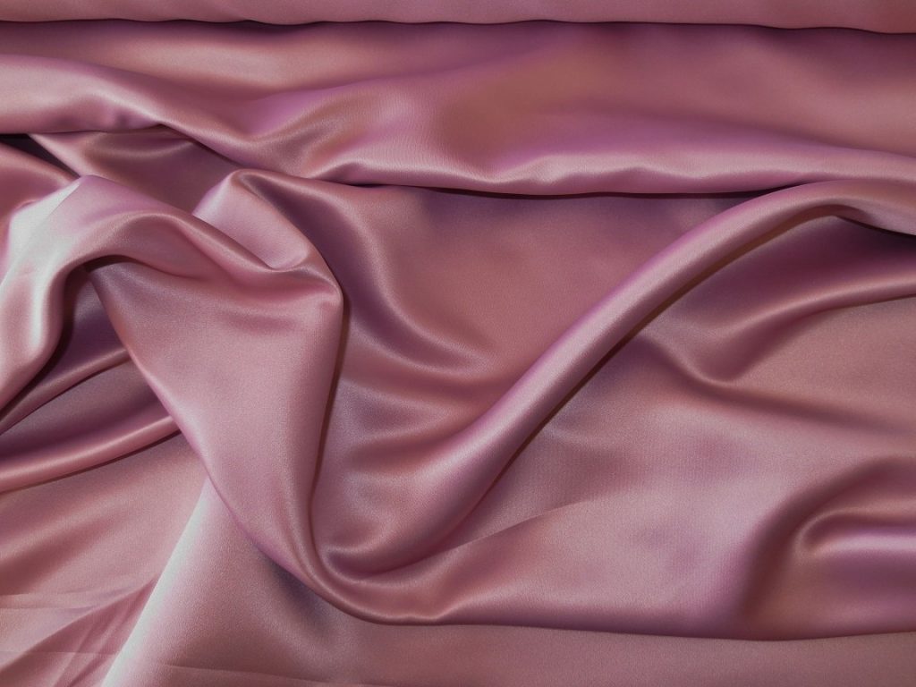 Dusky Pink Delustered Satin - ALISON COLE EMBROIDERY