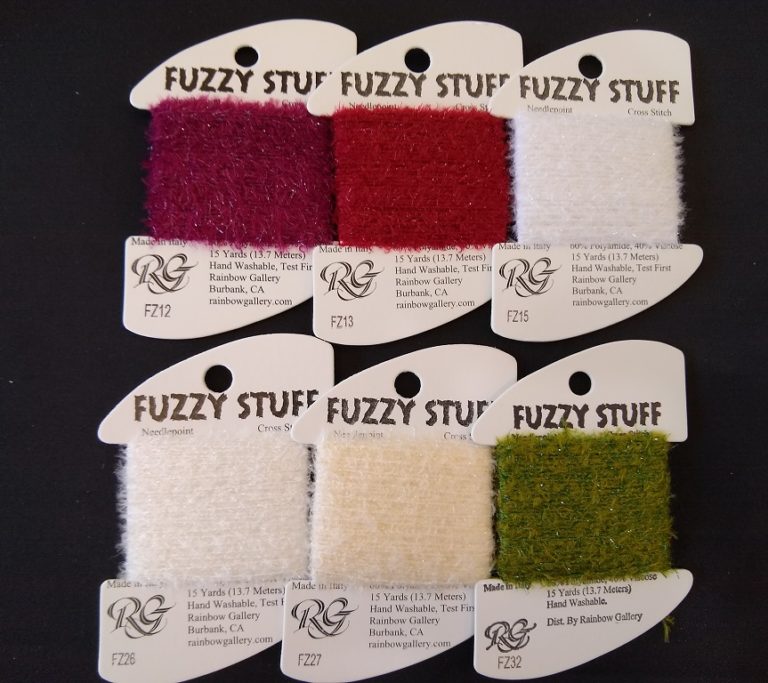 Rainbow Gallery Fuzzy Stuff - ALISON COLE EMBROIDERY