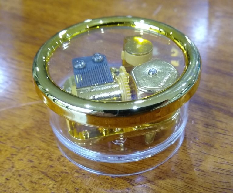 Round Music Box - ALISON COLE EMBROIDERY