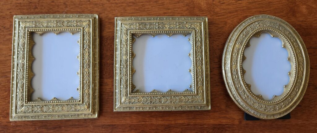 Mini Gold Frames - ALISON COLE EMBROIDERY